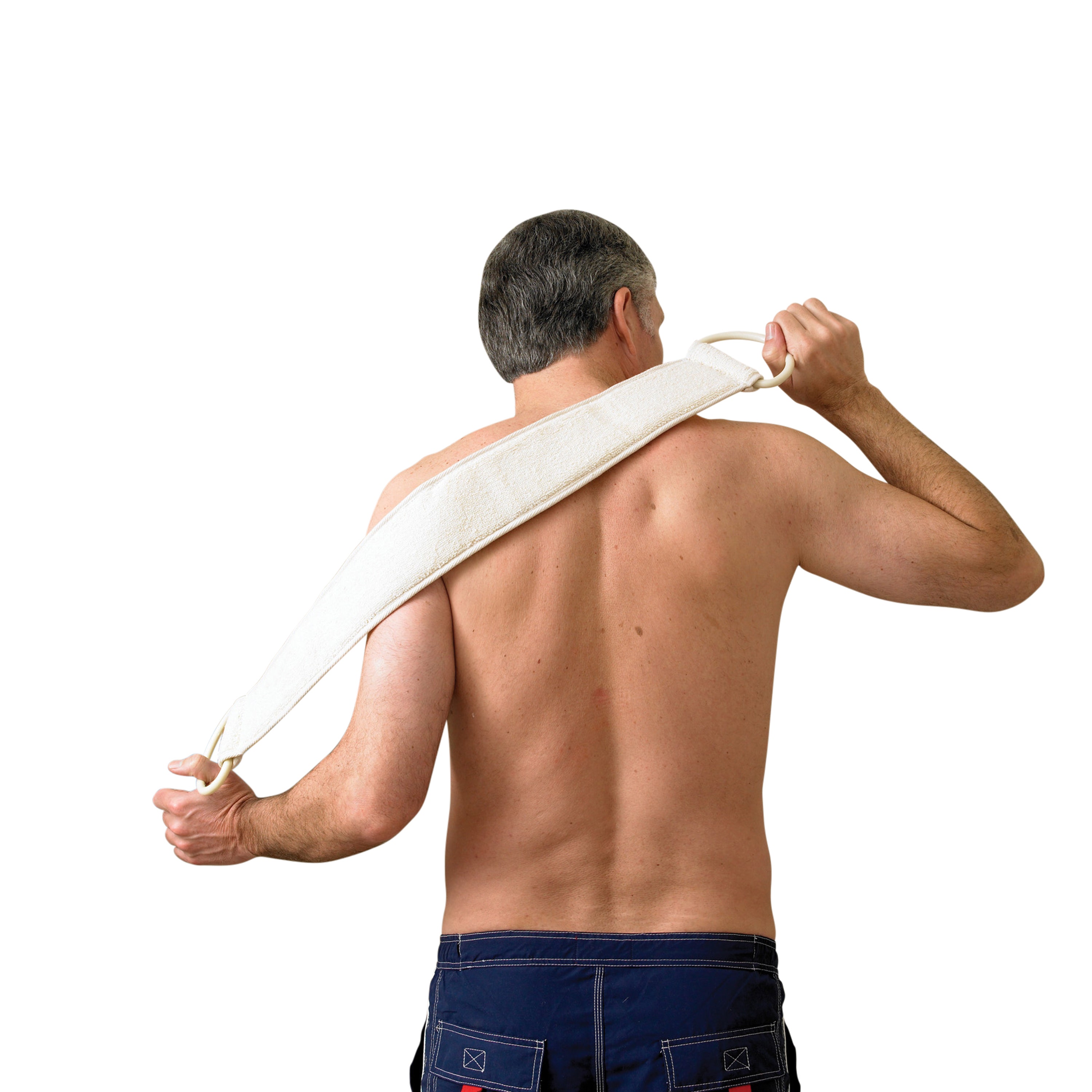 Homecraft Flannel Strap and Wash Mitt | Back Scrubber